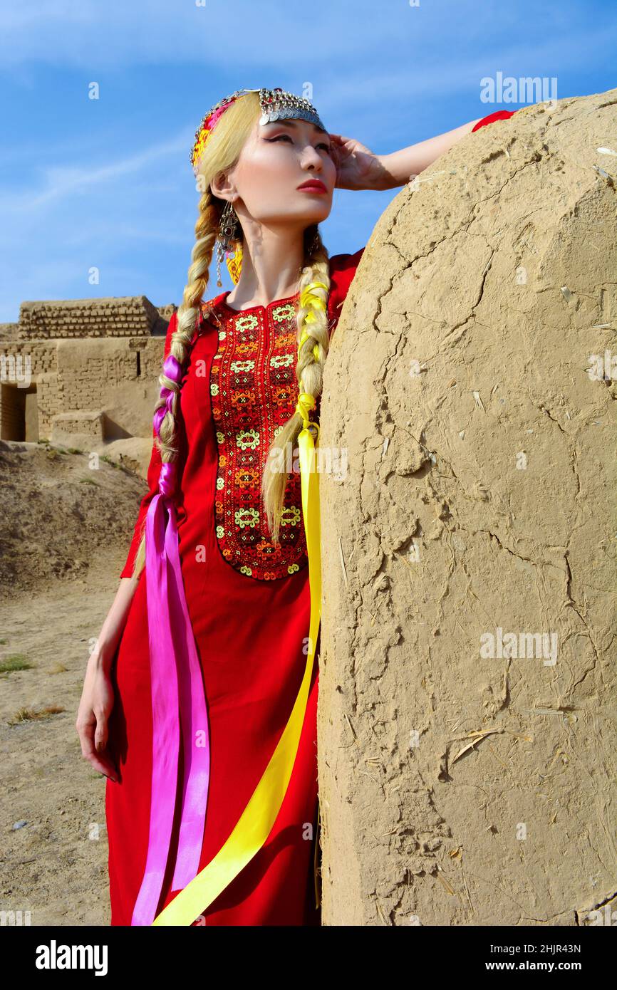 Nisa - Rose Of Central Asia Stock Photo - Alamy