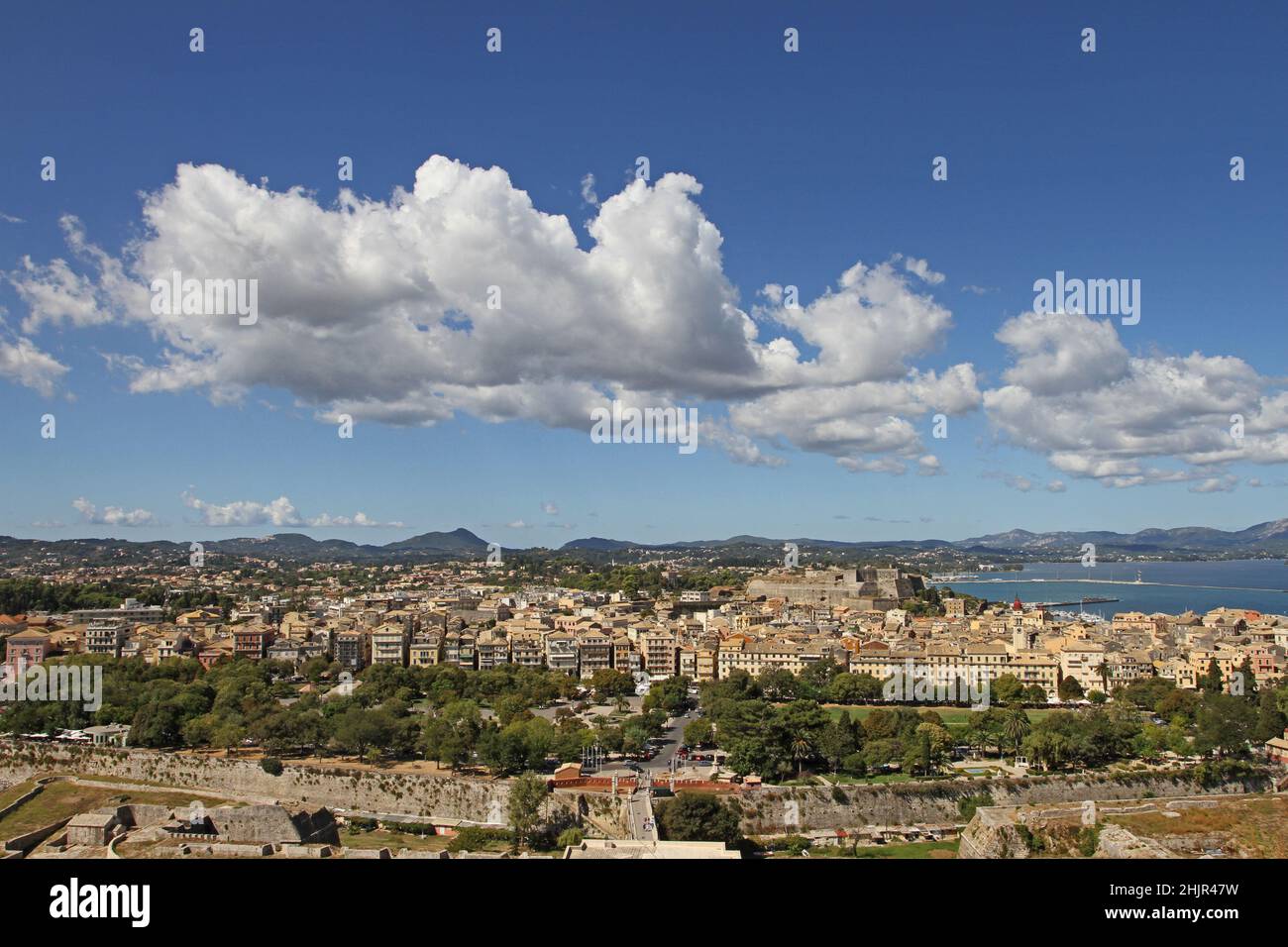 Panorama city corfu hi-res stock photography and images - Alamy