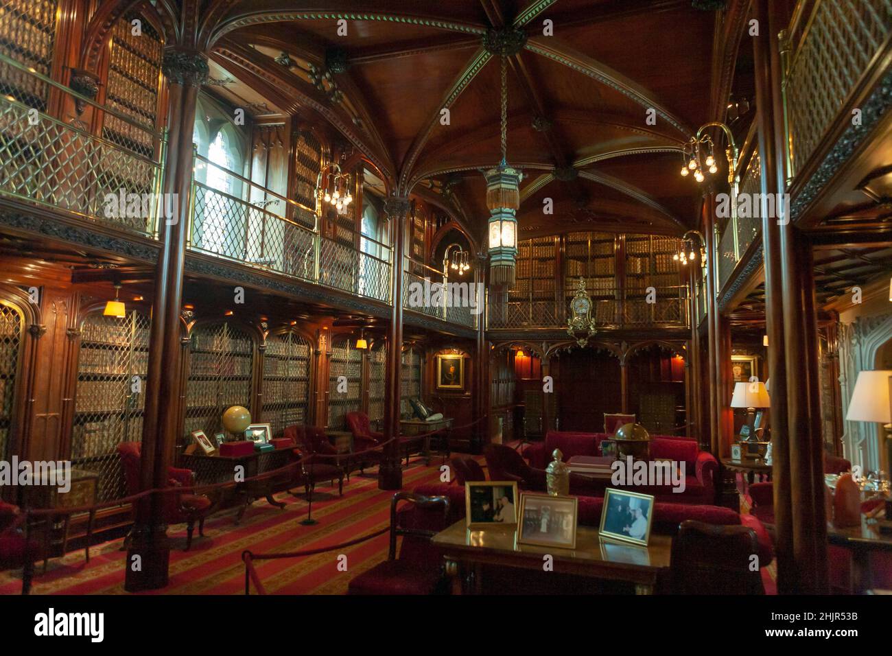 The Library, one of the most important Gothic rooms of circa 1800 in ...