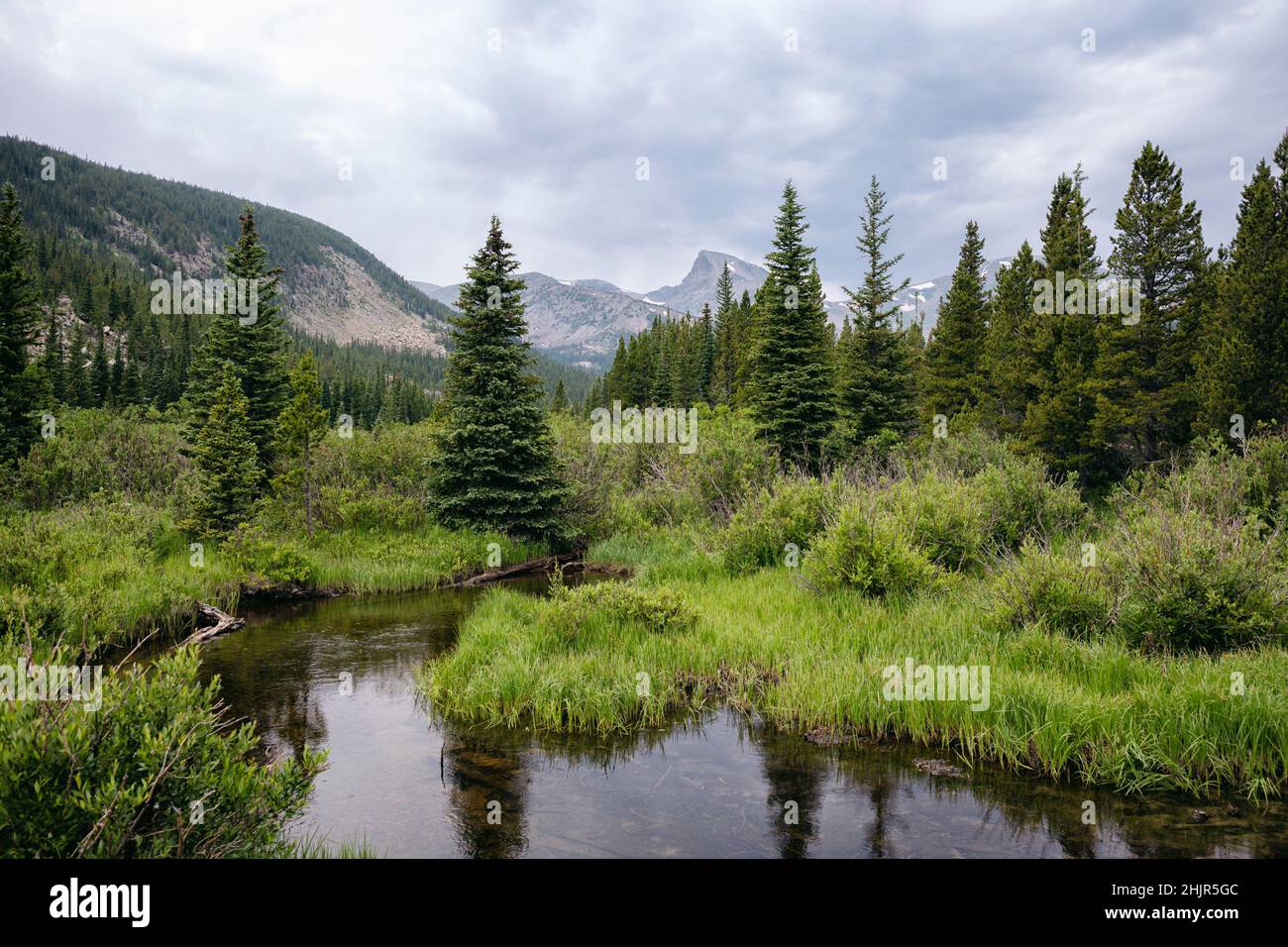 Landscape in the Indian Peaks Wilderness, Colorado Stock Photo - Alamy