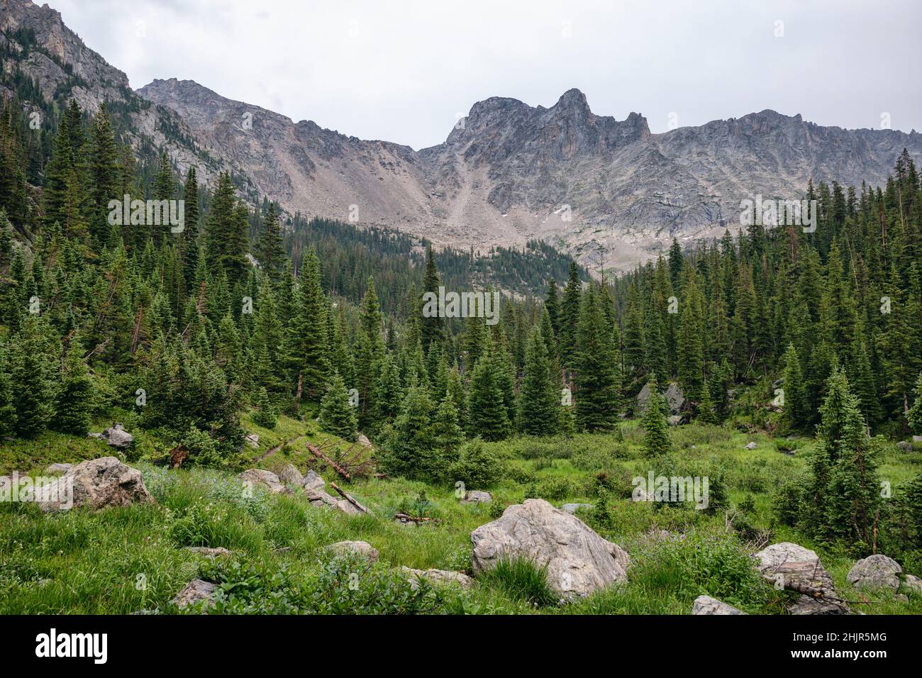 Landscape in the Indian Peaks Wilderness, Colorado Stock Photo - Alamy