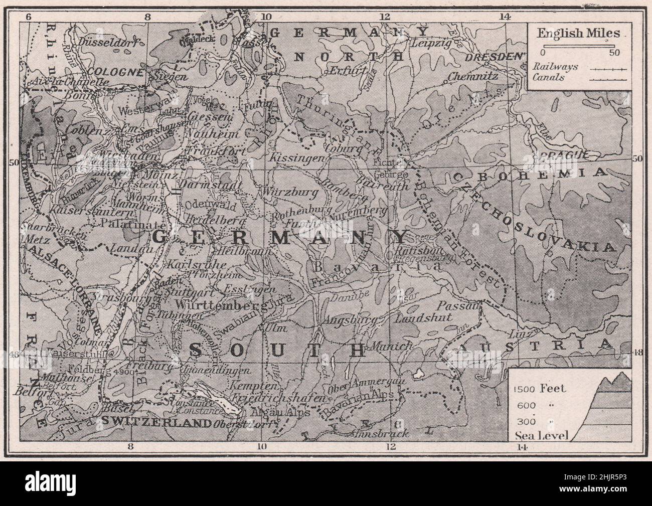 Germany Germany Map High Resolution Stock Photography and Images - Alamy