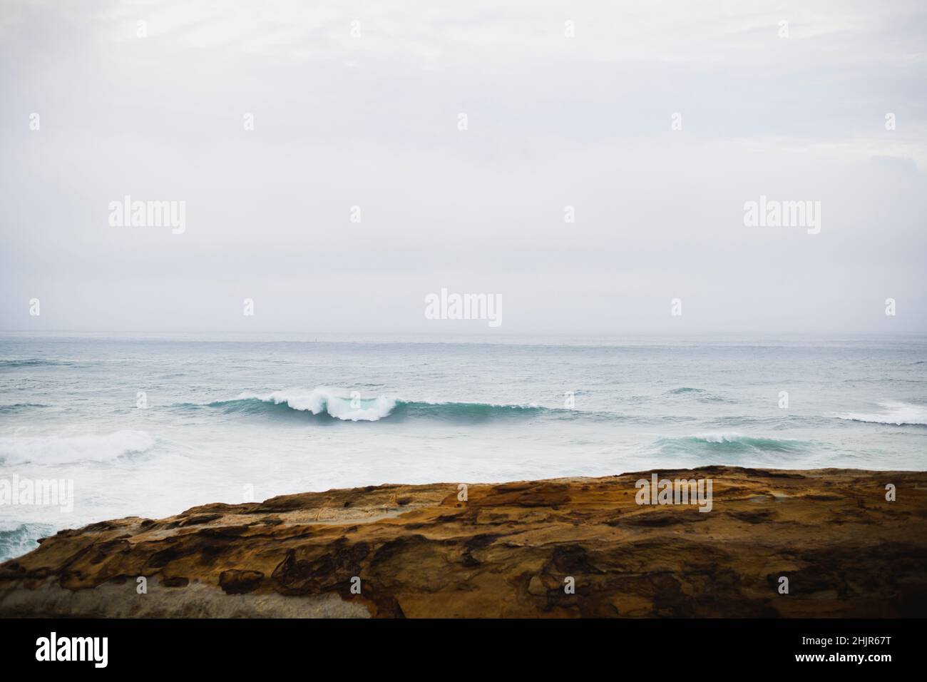 Ocean waves in coastal Oregon during severe weather Stock Photo - Alamy