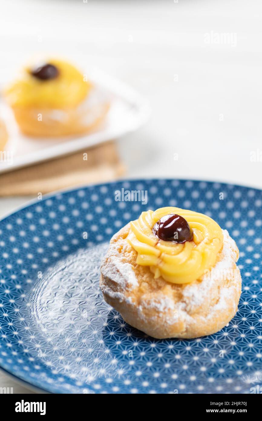 Zeppole saint joseph italian pastry hi-res stock photography and images ...