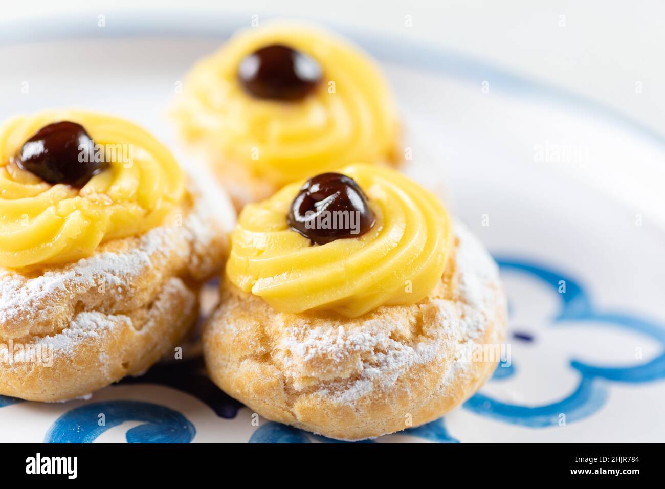 Zeppole saint joseph italian pastry hi-res stock photography and images ...