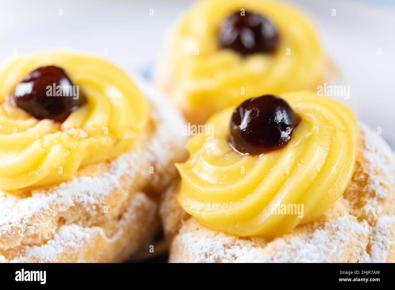 Zeppole saint joseph italian pastry hi-res stock photography and images ...