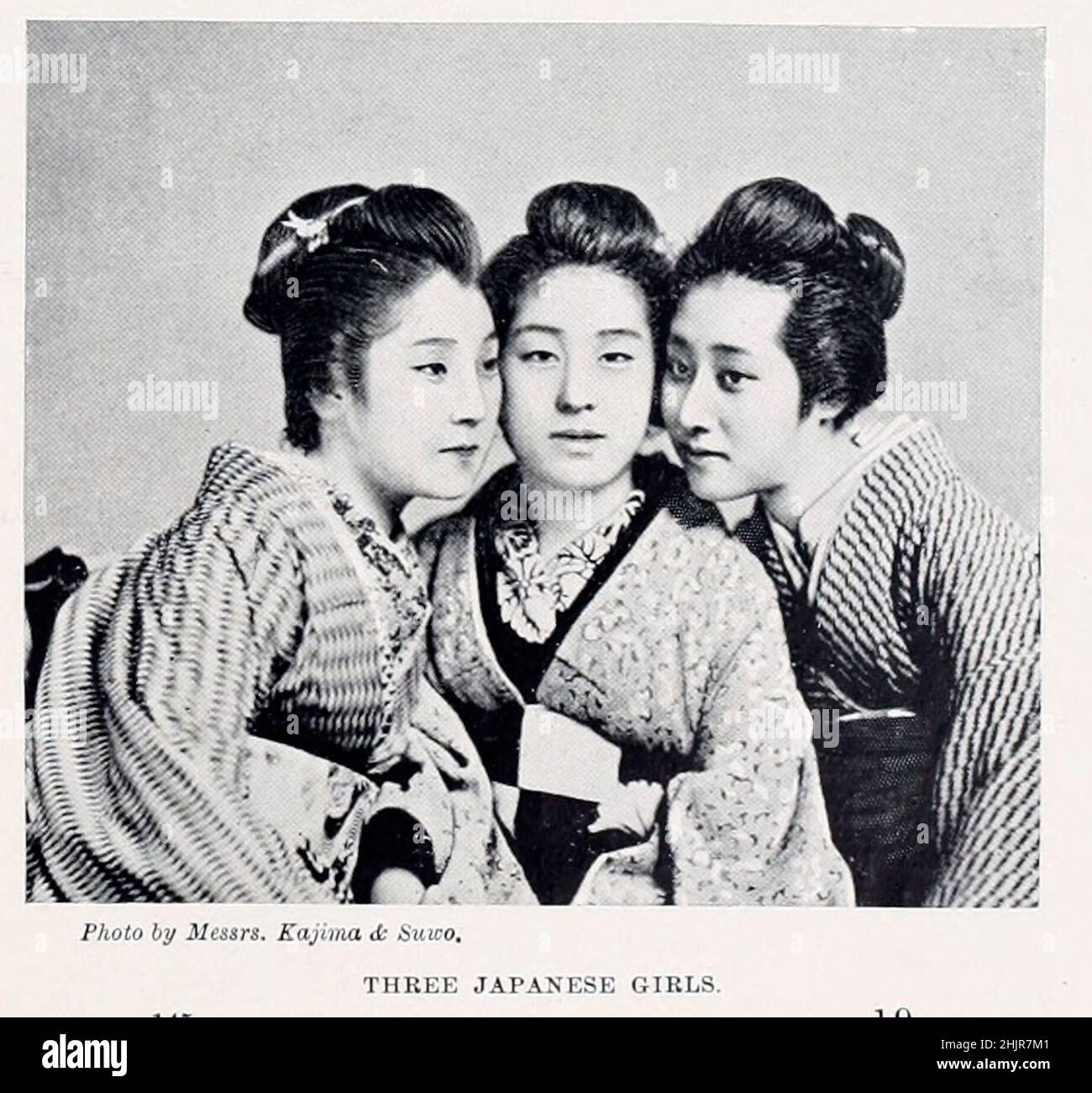Three Japanese Girls from the book ' The living races of mankind ' Vol ...