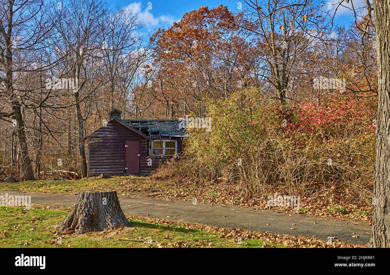 Photo of an old abandoned and collapsing house. At the Palisades ... Photo of an old abandoned and collapsing house. At the Palisades ...