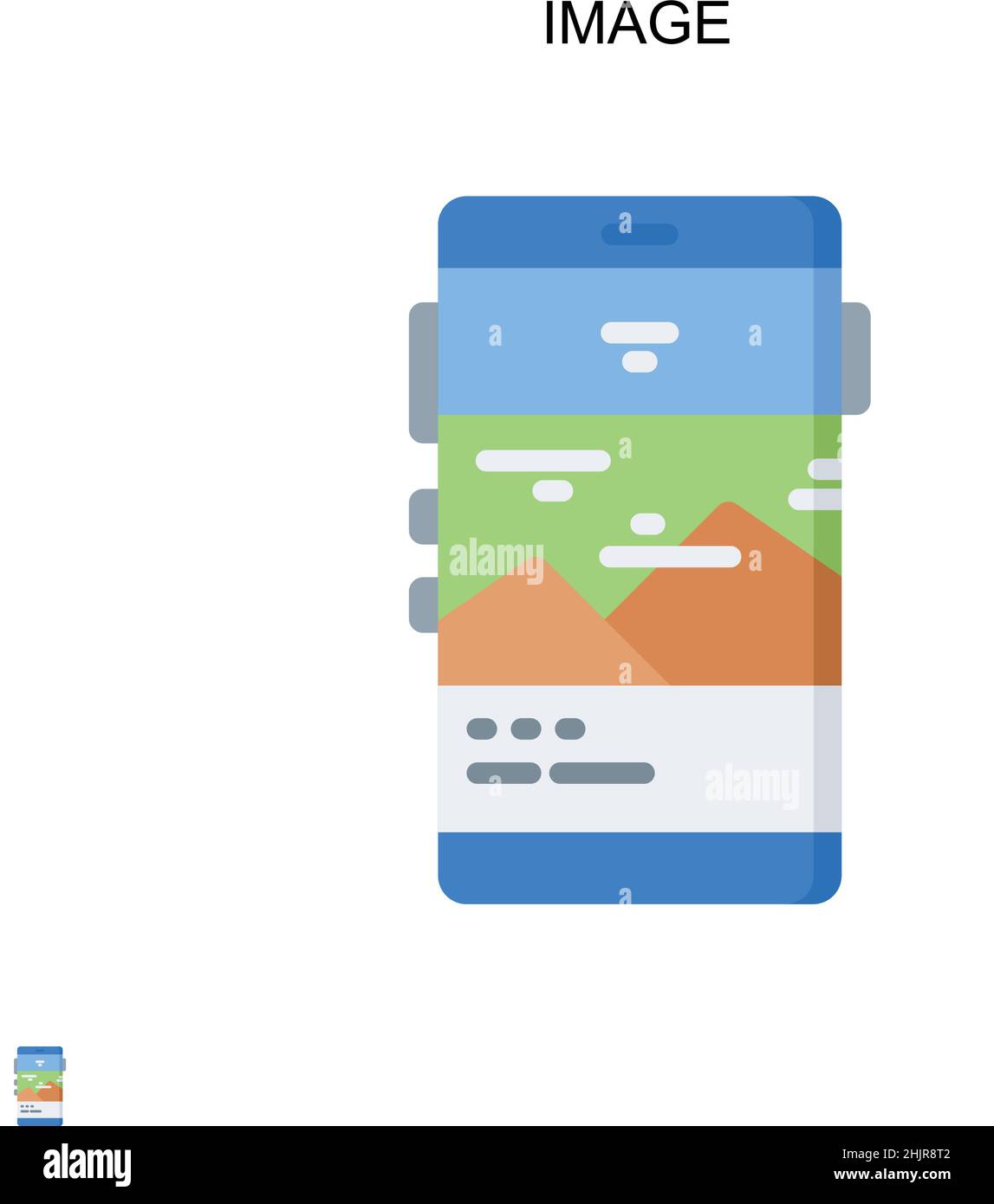 Image Simple Vector Icon Illustration Symbol Design Template For Web Mobile Ui Element Stock