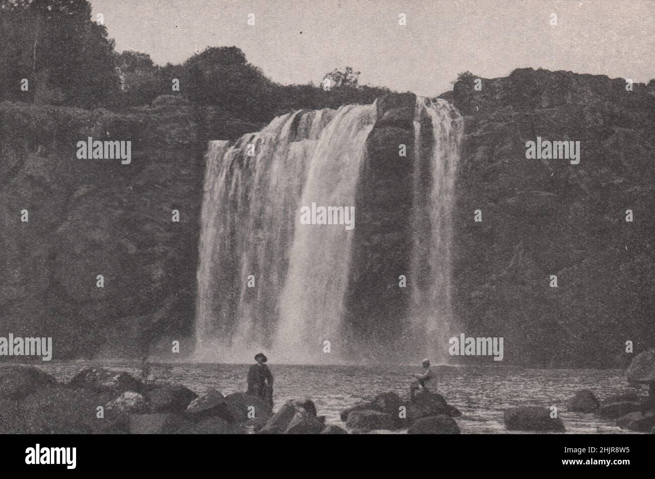 Foaming Cascade in an Island famed for its scenery. Mauritius. Indian ...
