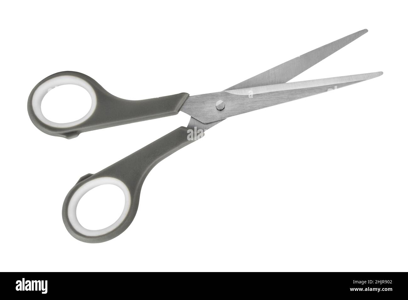 Pair of scissors isolated against white background Stock Photo - Alamy