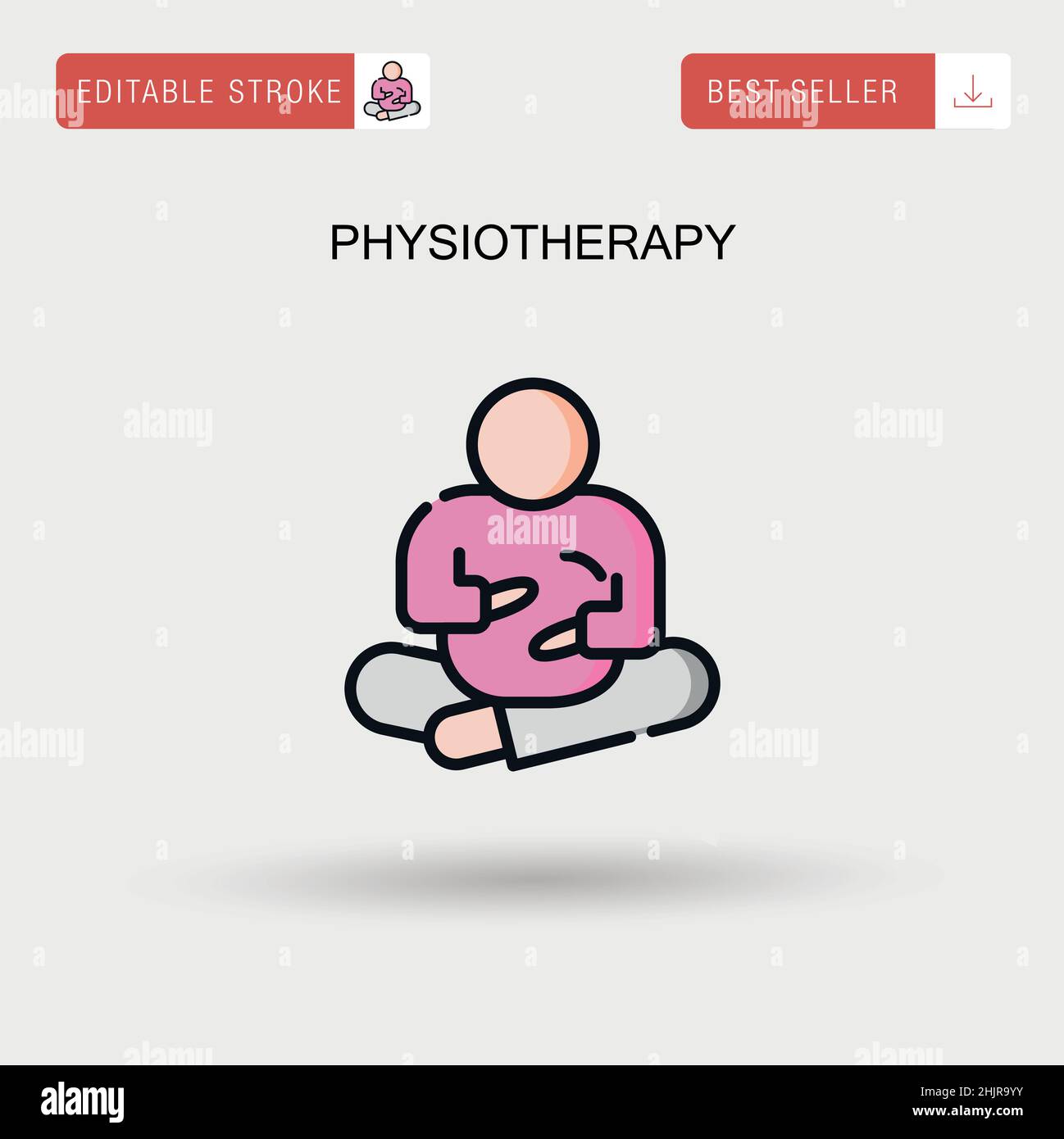 Rehabilitation exercise physical therapy Stock Vector Images - Alamy