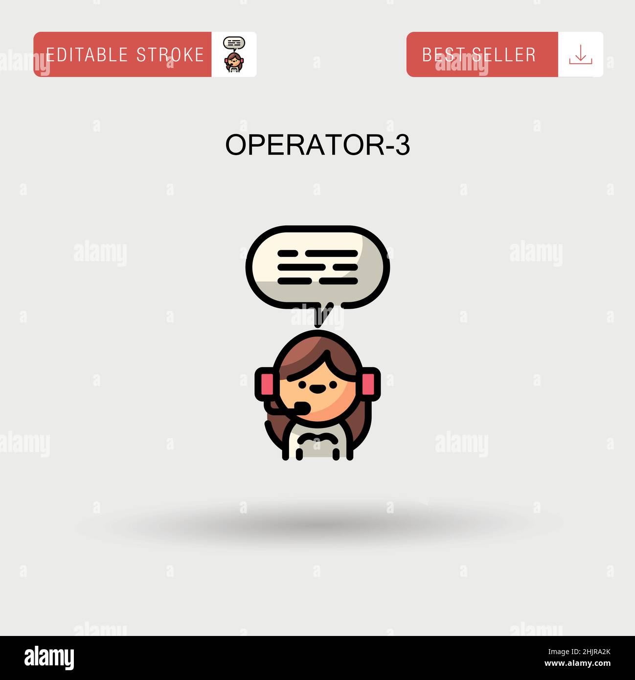 Operator-3 Simple vector icon Stock Vector Image & Art - Alamy