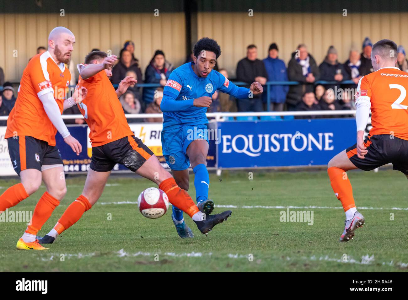 Warrington Rylands 1906 FC hosted Glossop North End for a mid-season ...