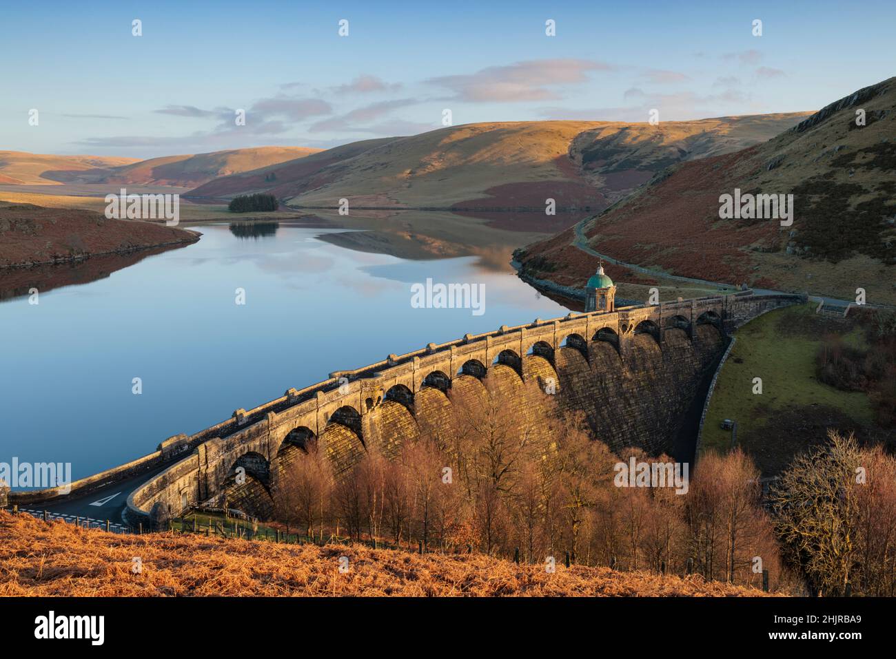 Craig Goch Dam and reservoir in the Elan Valley Stock Photo - Alamy