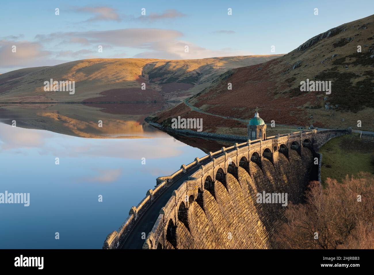 Craig Goch Dam and reservoir in the Elan Valley Stock Photo - Alamy