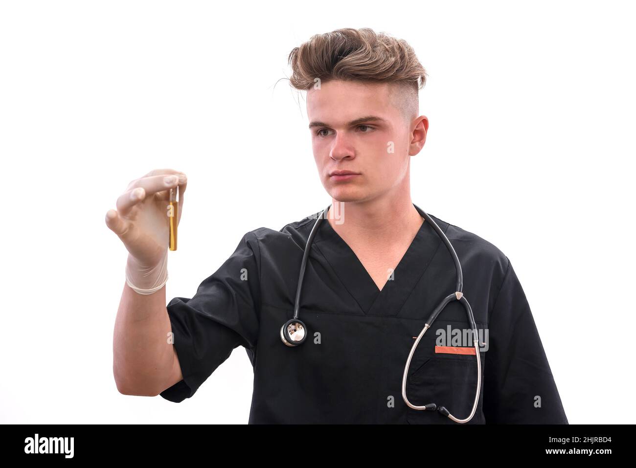 Chemist uniform hi-res stock photography and images - Alamy