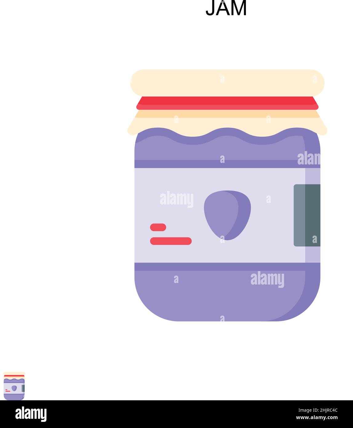 Marmalade jam Stock Vector Images - Alamy