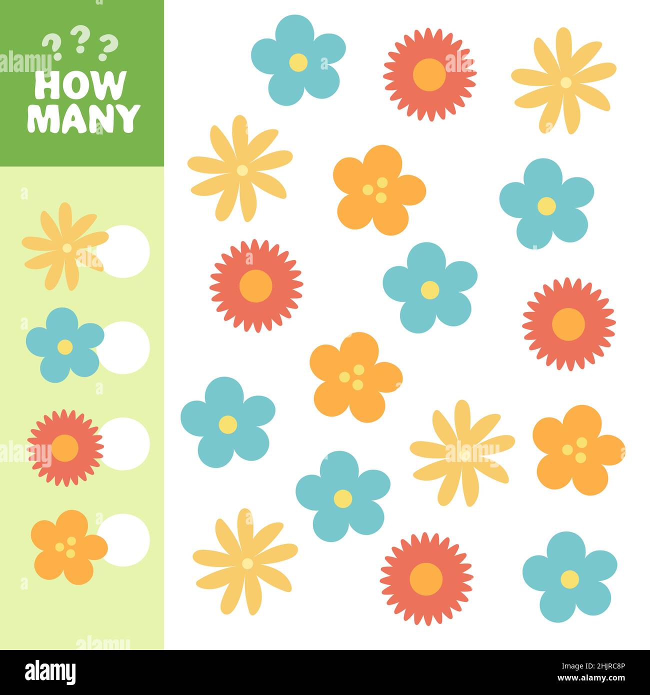 How many counting game for preschool children. Educational a ...