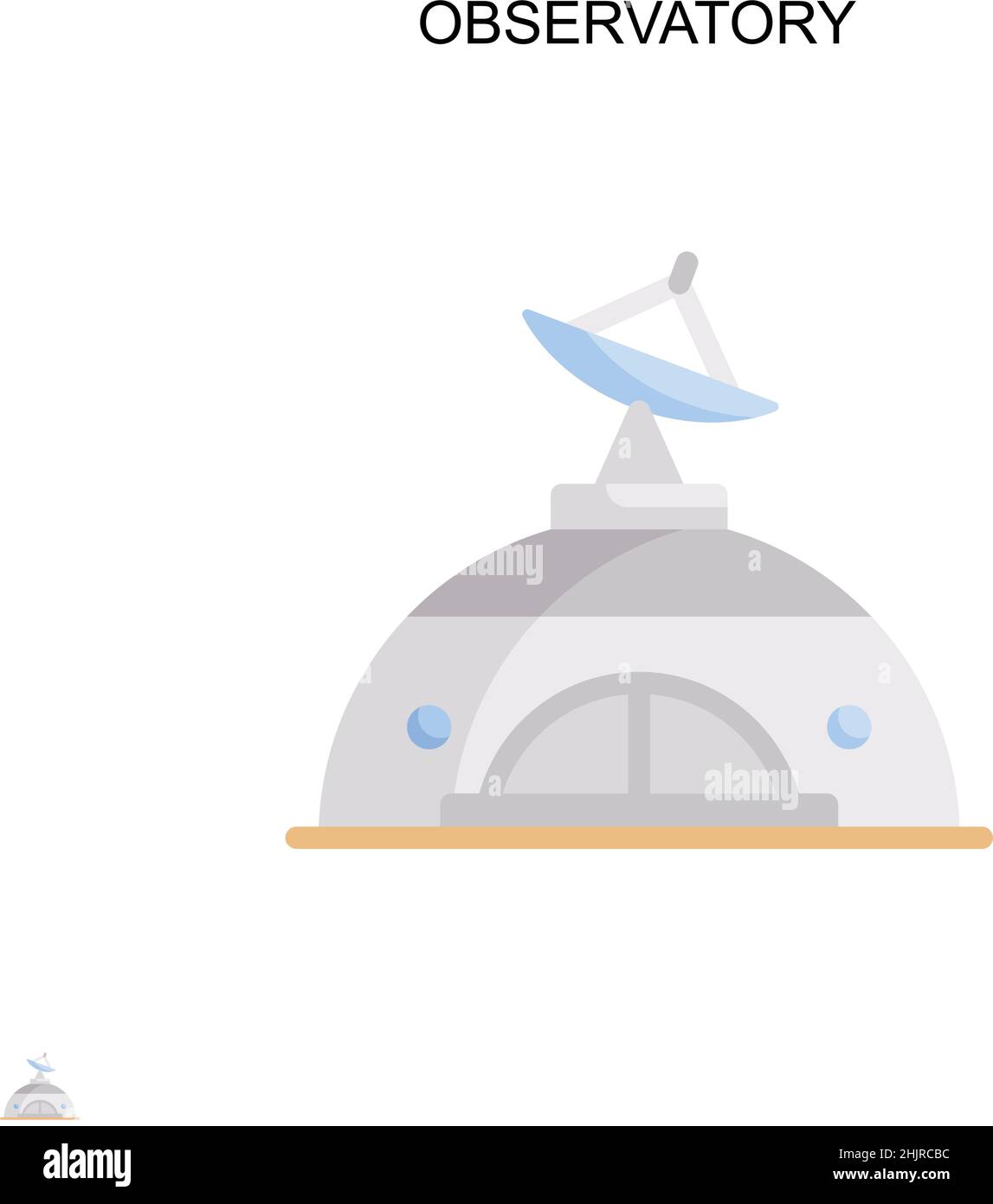 Mountain observatory view Stock Vector Images - Alamy