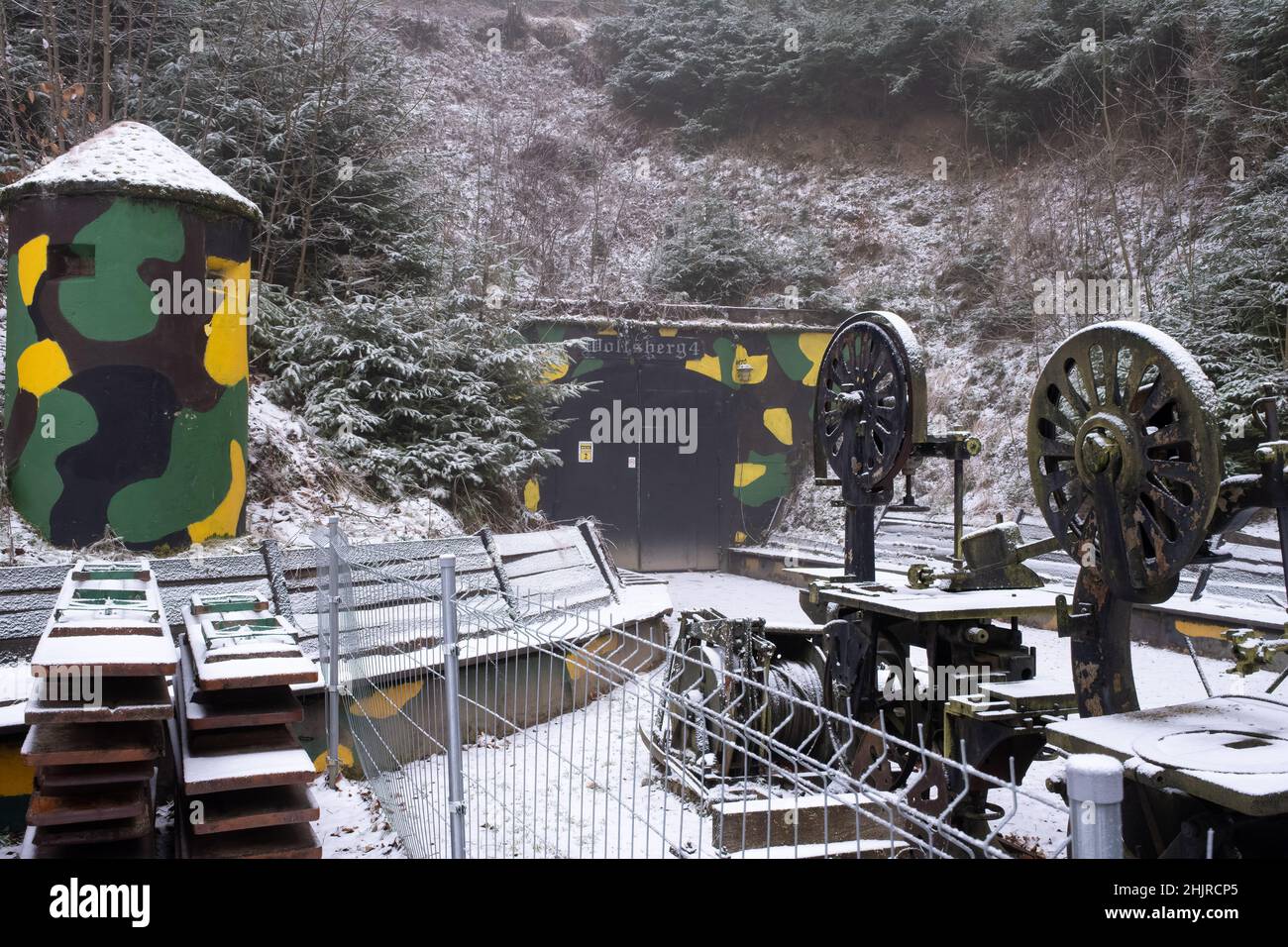 Gluszyca, Poland - January 10, 2022. Projekt Riese, complex Wlodarz ...