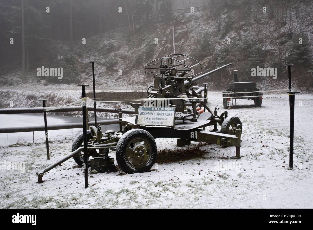 Gluszyca, Poland - January 10, 2022. Projekt Riese, complex Wlodarz ...
