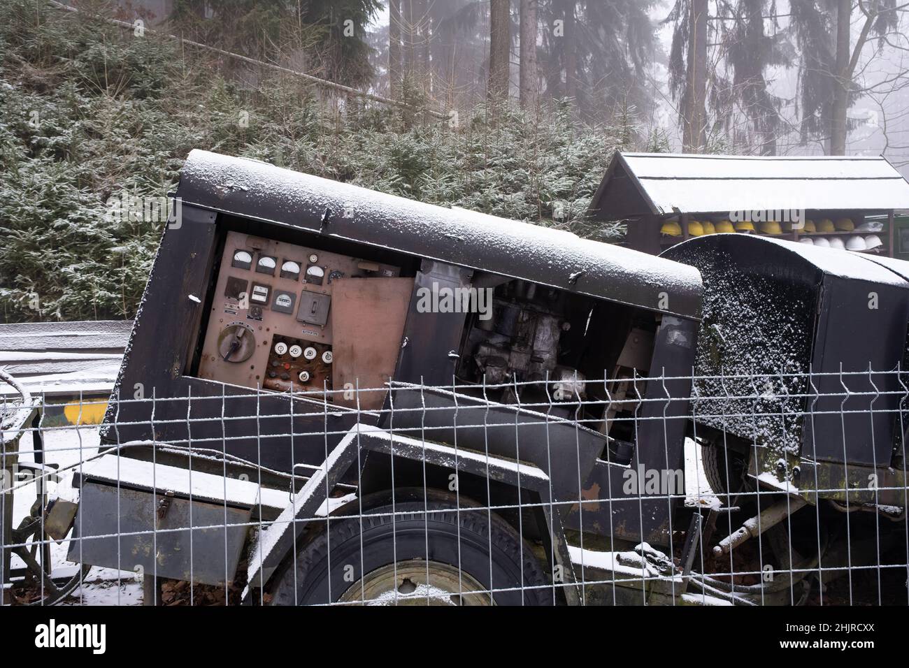 Gluszyca, Poland - January 10, 2022. Projekt Riese, complex Wlodarz ...