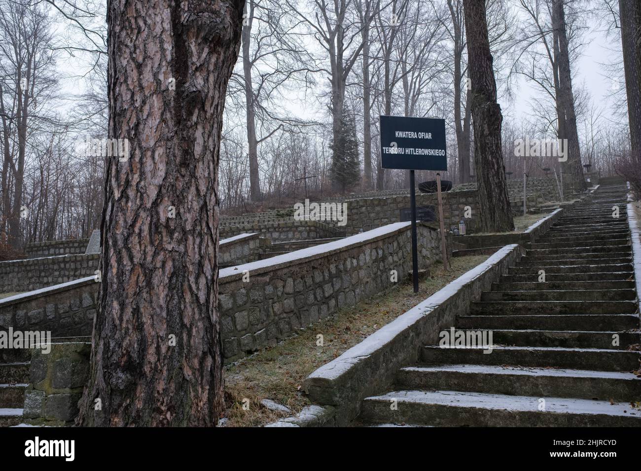 Walim., Poland - January 10, 2022. Cemetery Victims of National ...