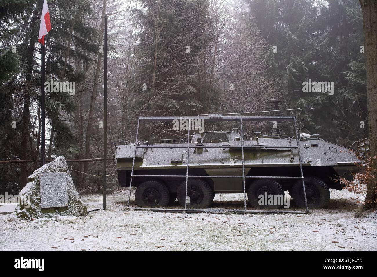 Gluszyca, Poland - January 10, 2022. Projekt Riese, complex Wlodarz ...