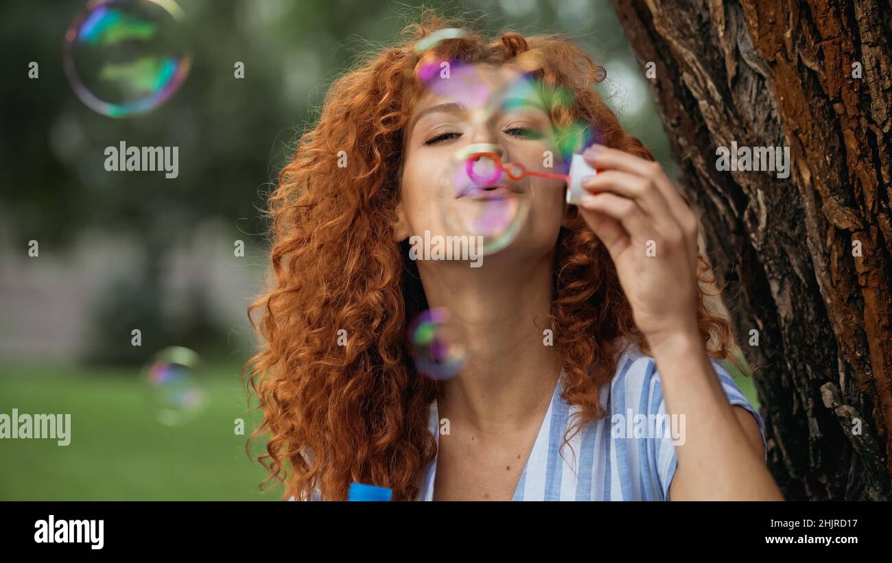 Redhead hair blowing hi-res stock photography and images - Alamy