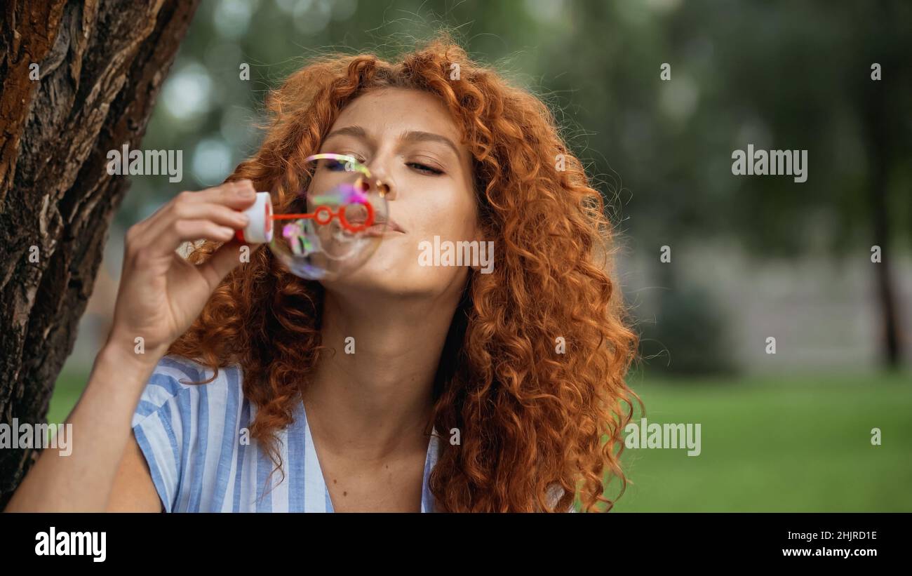 Redhead hair blowing hi-res stock photography and images - Alamy