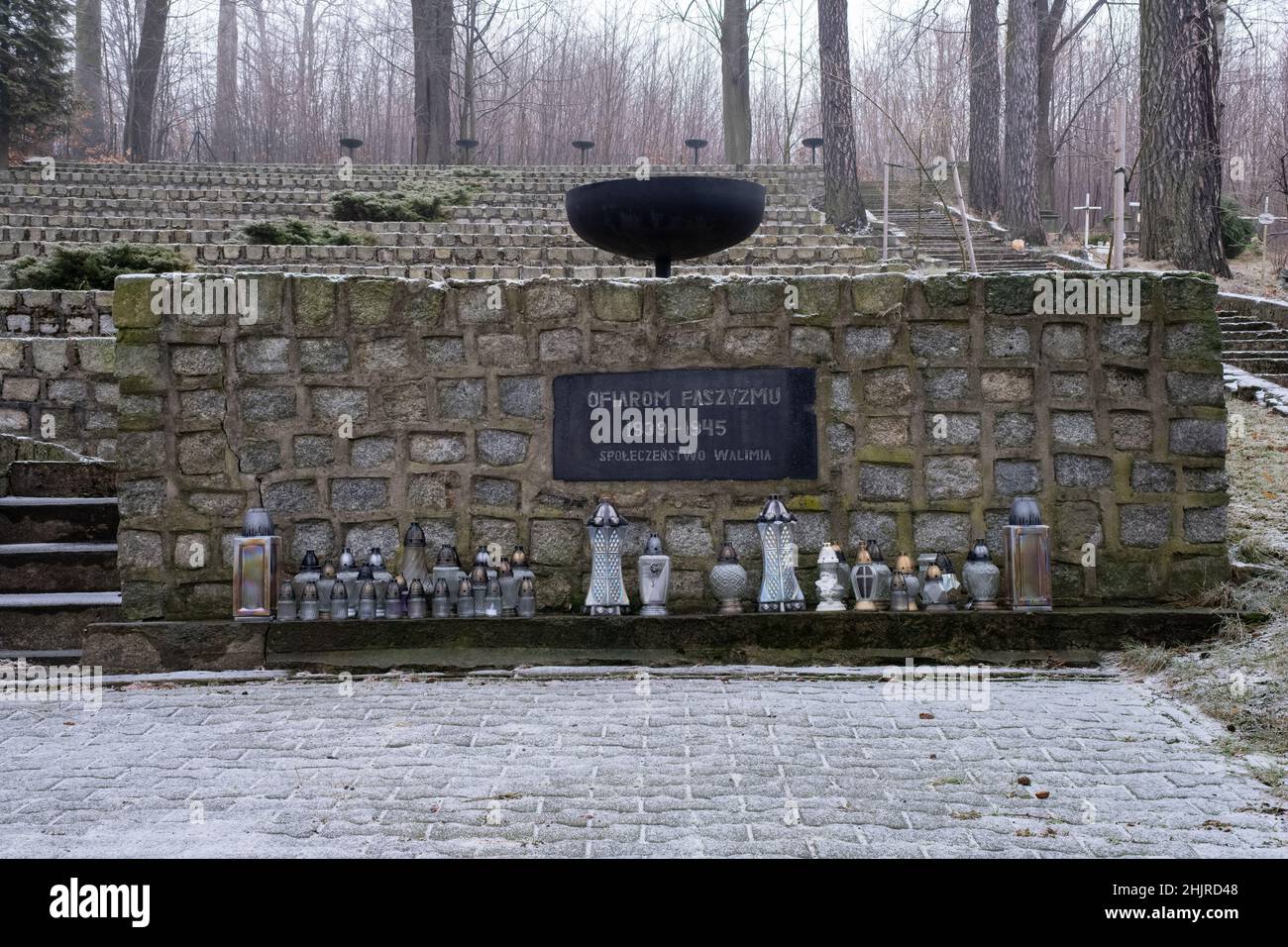 Walim., Poland - January 10, 2022. Cemetery Victims of National ...