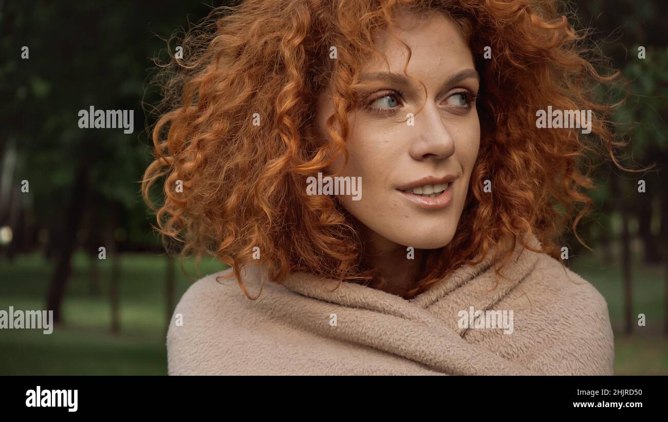 Pretty caucasian woman covered hi-res stock photography and images - Alamy