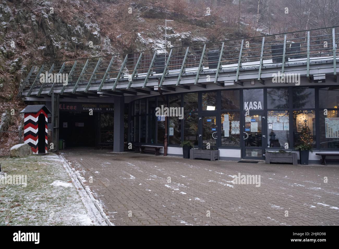 Grzadki, Poland - January 10, 2022. Projekt Riese, complex Rzeczka. The ...