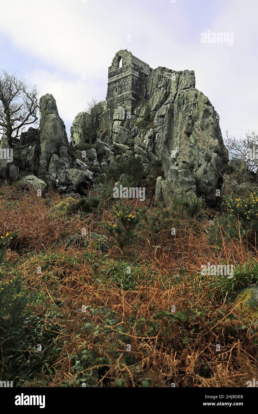 Roche Rock, Cornwall Stock Photo - Alamy