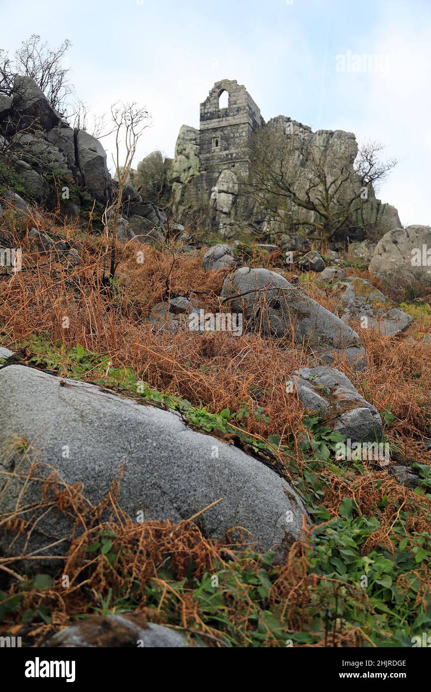 Roche Rock, Cornwall Stock Photo - Alamy