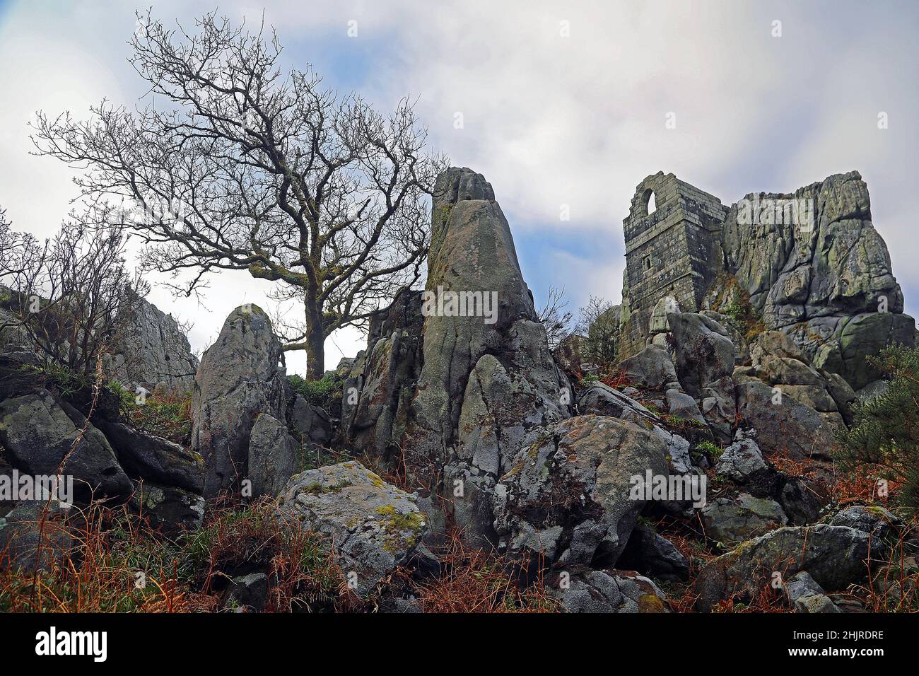 Roche Rock, Cornwall Stock Photo - Alamy