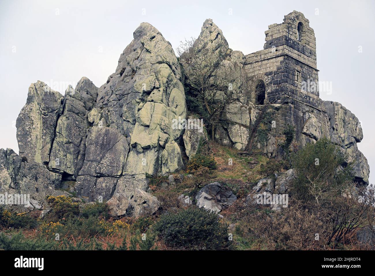 Roche Rock, Cornwall Stock Photo - Alamy