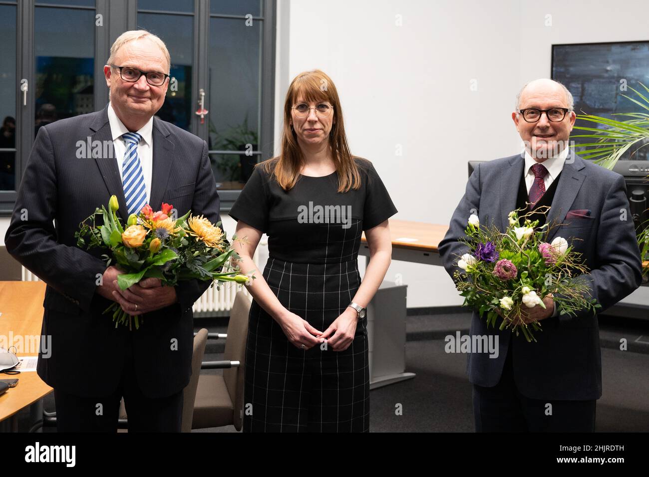 Dresden, Germany. 31st Jan, 2022. Katja Meier (Bündnis90/Die Grünen ...