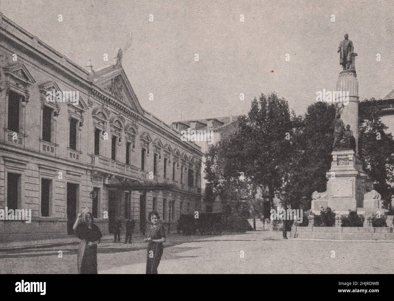 El Senado, the modern building of the upper chamber. Spain. Madrid ...