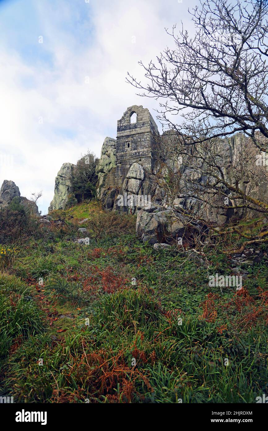 Roche Rock, Cornwall Stock Photo - Alamy