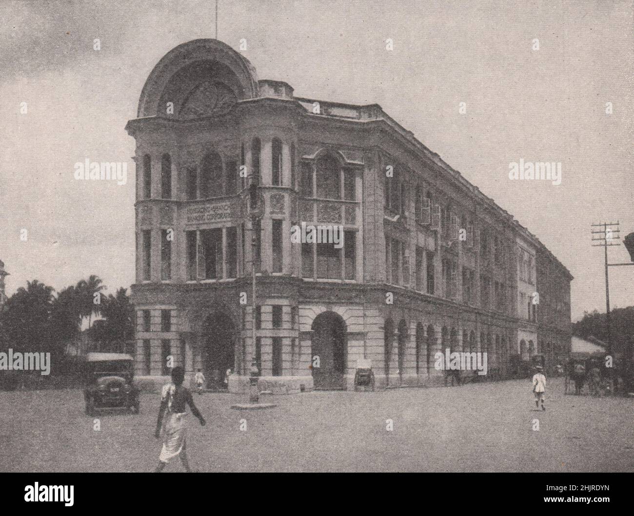 Hong Kong and Shanghai bank building at Kuala Lumpur. Malaysia. Malaya ...