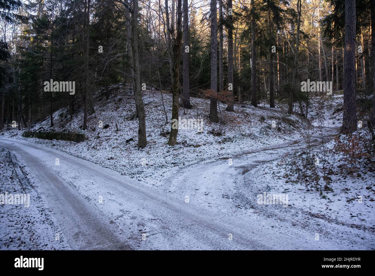 Ludwikowice Klodzkie, Poland - January 11, 2022. Molke. Projekt Riese ...