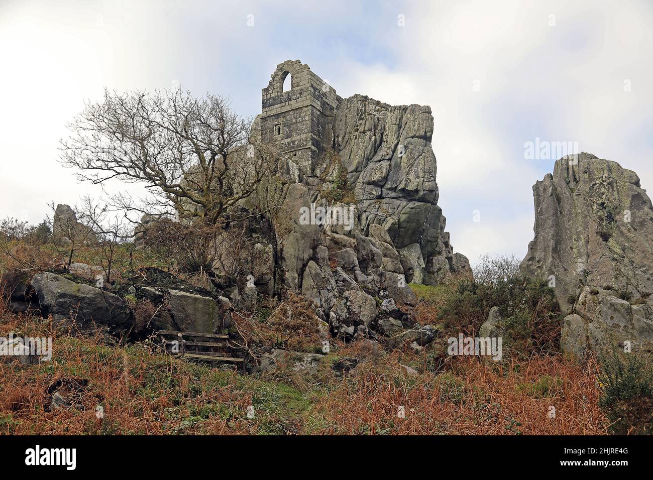 Roche Rock, Cornwall Stock Photo - Alamy