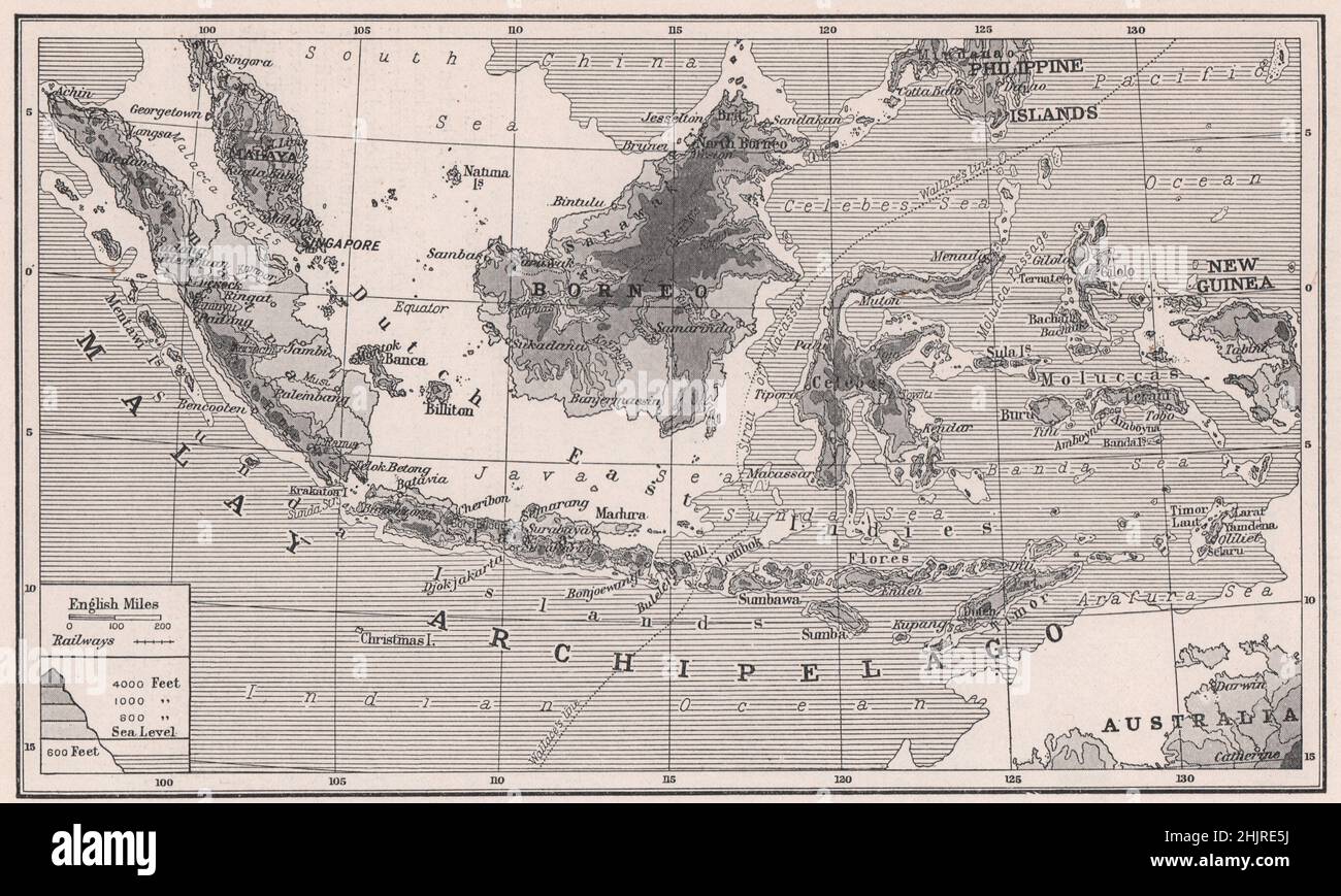 The Festoon of scattered Islands that links Australasia to Asia ...