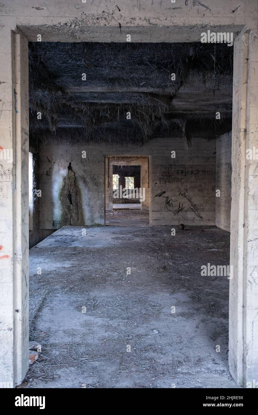 Gluszyca, Poland - January 12, 2022. Projekt Riese, complex Osowka. The ...