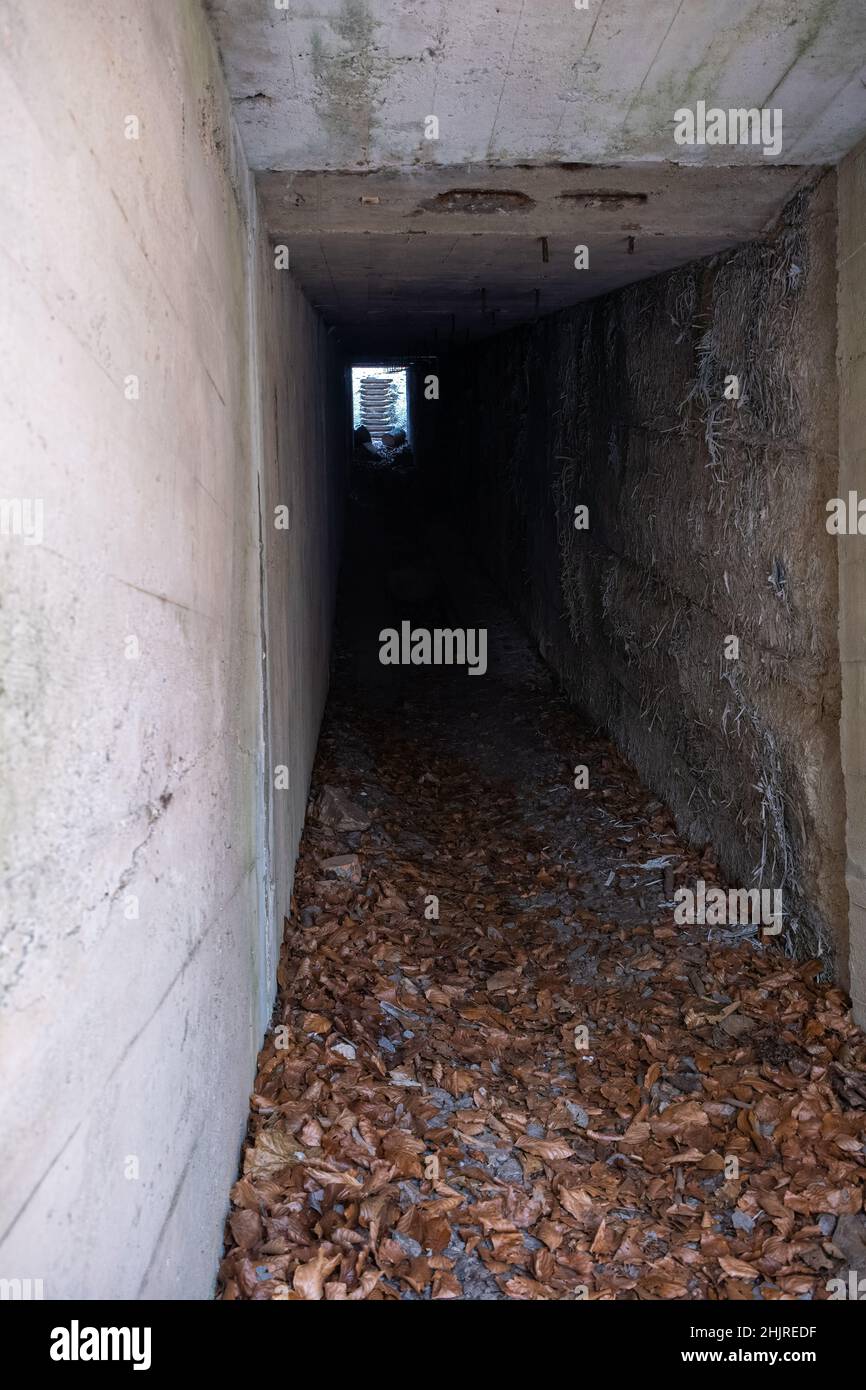 Gluszyca, Poland - January 12, 2022. Projekt Riese, complex Osowka. The ...