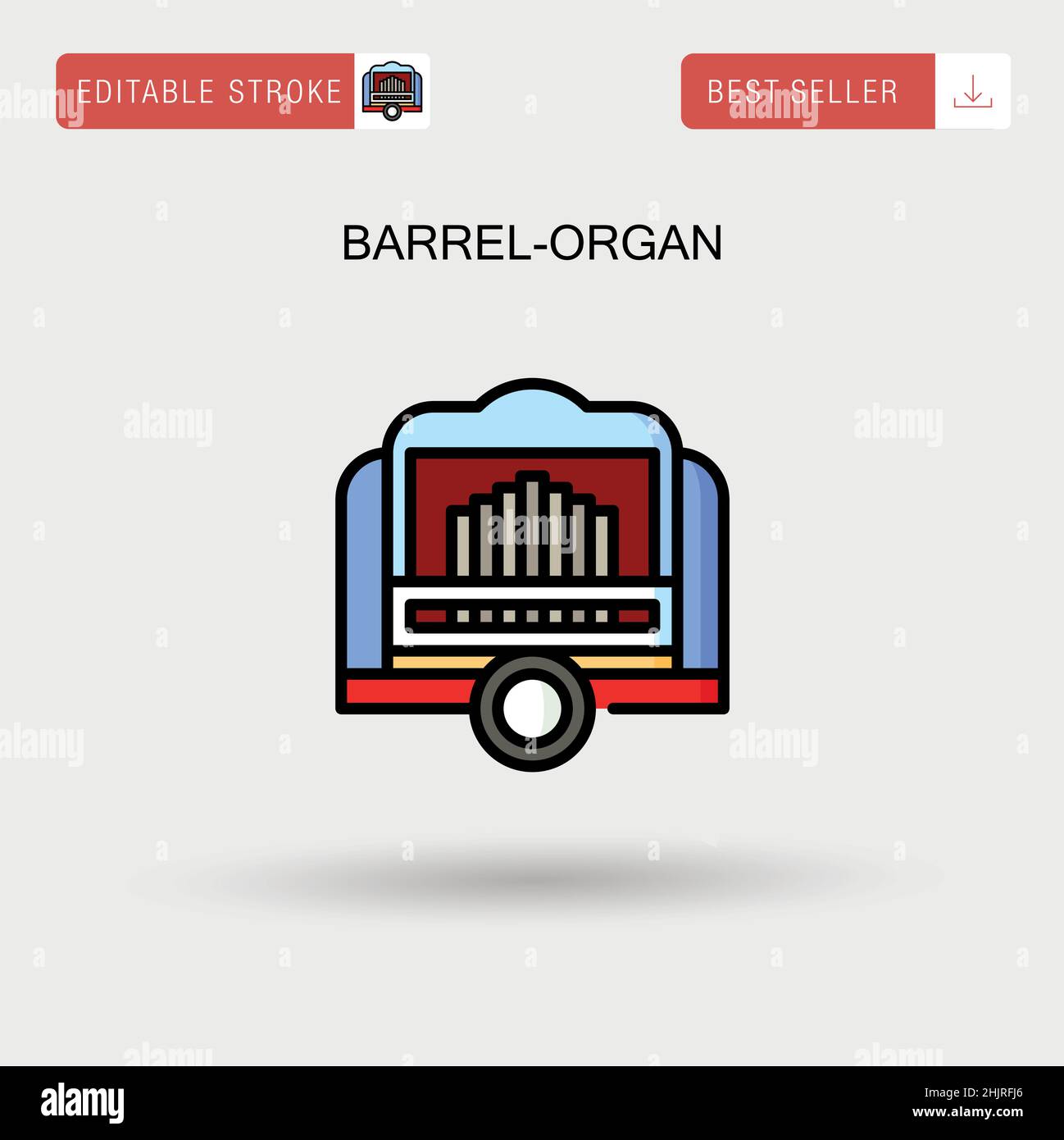Vintage barrel organ hi-res stock photography and images - Alamy