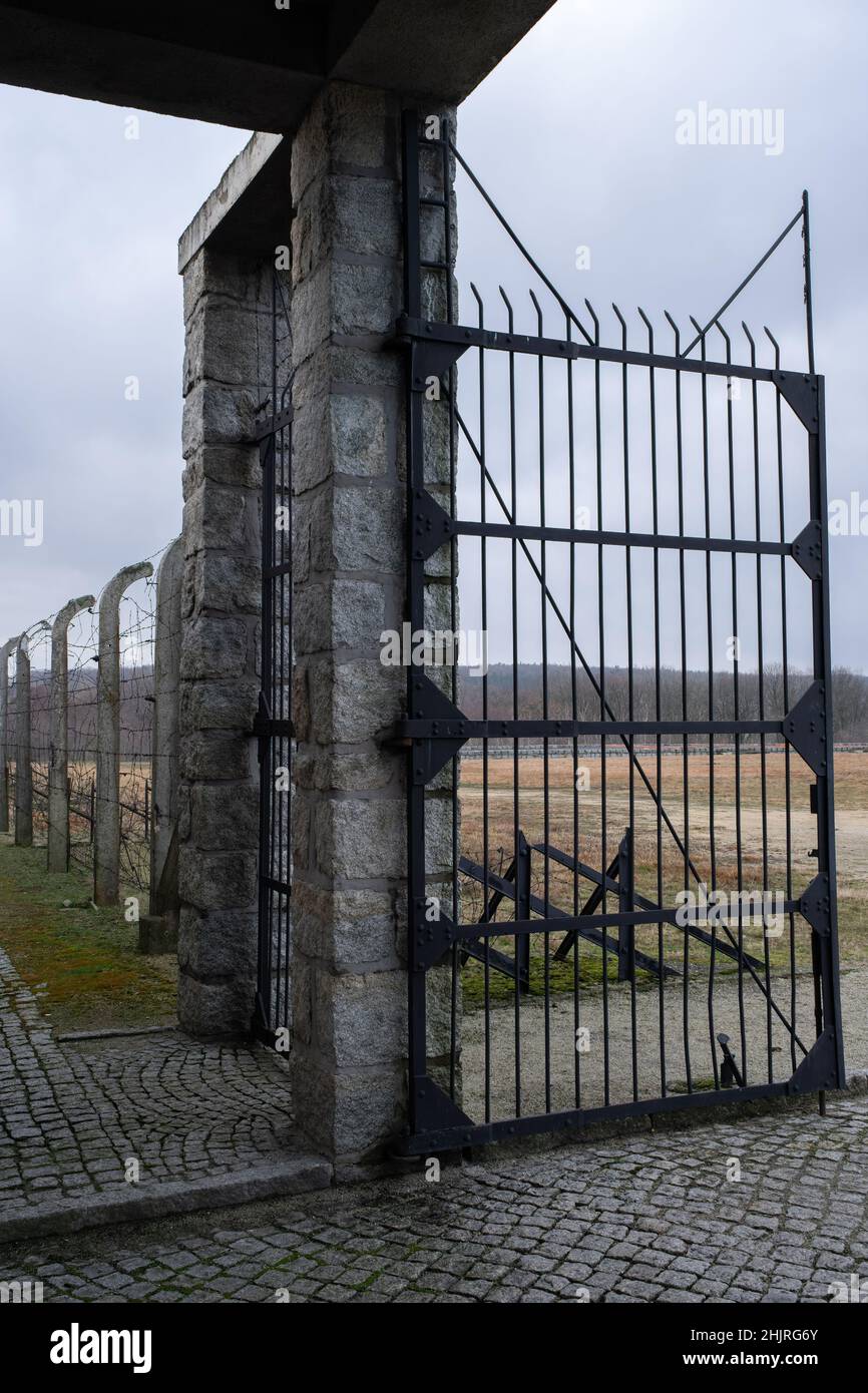 Rogoznica, Poland - January 15, 2022. Concentration and labor camp ...