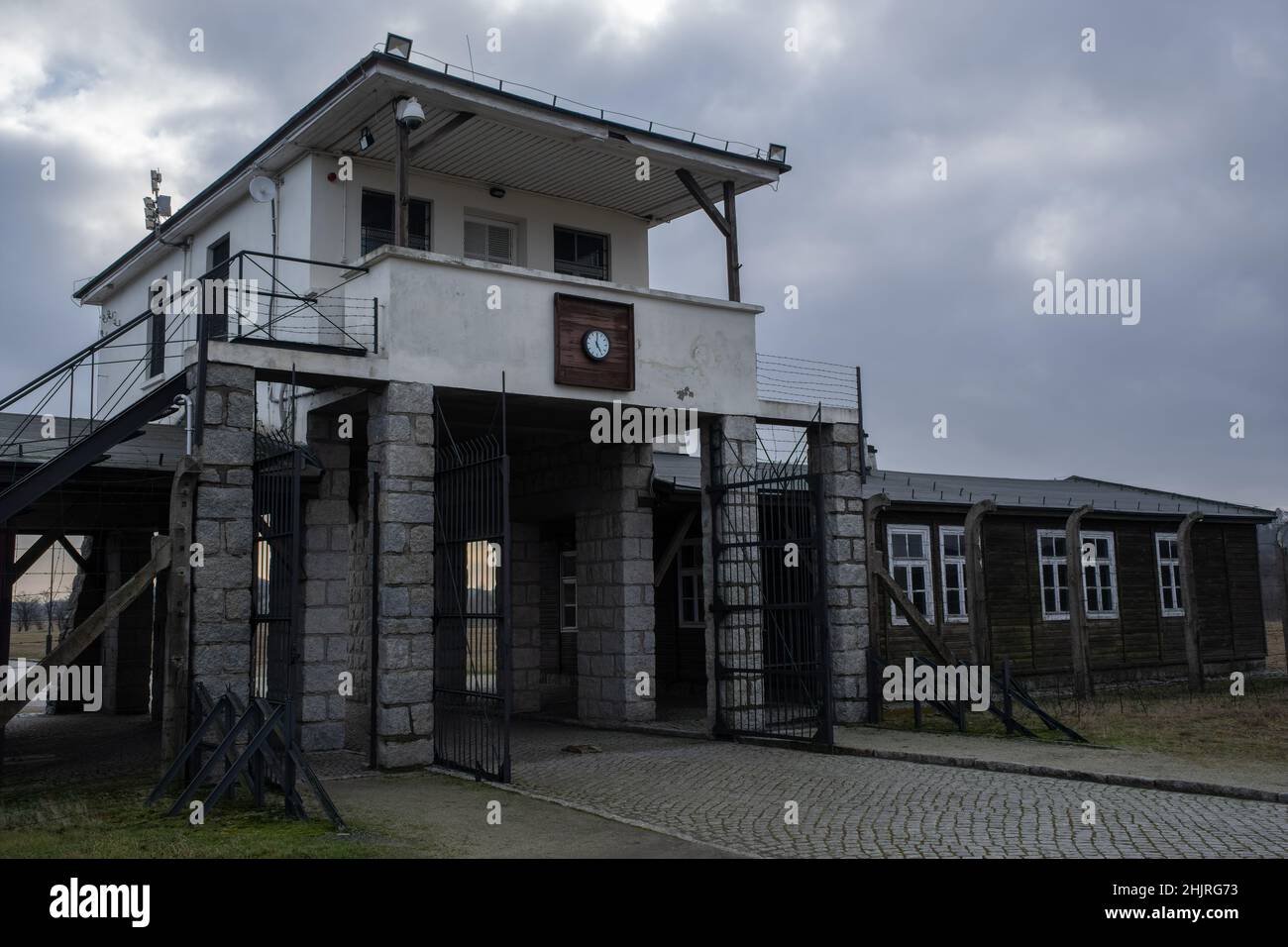 Rogoznica, Poland - January 15, 2022. Concentration and labor camp ...